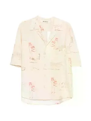 MISBHV Spread-collar Printed Shirt