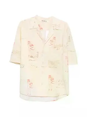MISBHV Spread-collar Printed Shirt