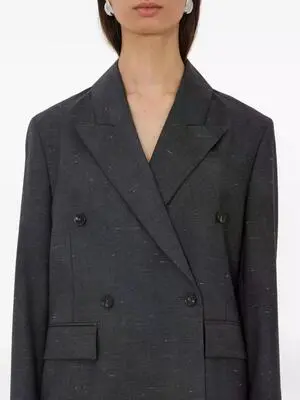 Loulou De Saison Norma Double-breasted Blazer - Grey