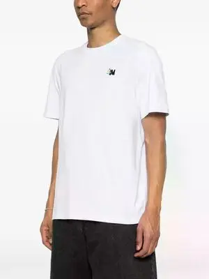 MSGM Logo-embroidered T-shirt