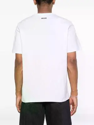 MSGM Logo-embroidered T-shirt