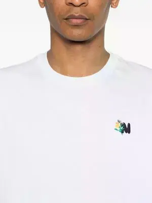 MSGM Logo-embroidered T-shirt