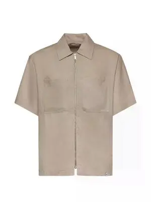 WOC Zip-up Chest-pocket Shirt