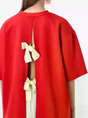THE GARMENT Bow T-shirt - Red