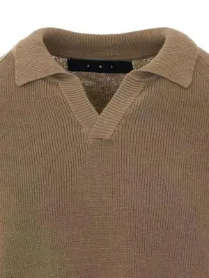 JG1 Knitted V-neck T-shirt