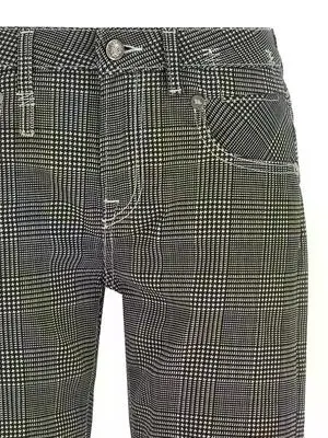 R13 Prince Of Wales Buttoned Trousers