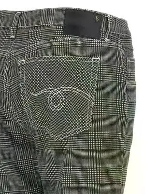 R13 Prince Of Wales Buttoned Trousers