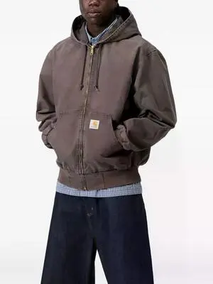 Carhartt Work In Progress Og Active Hooded Zip Jacket - Brown