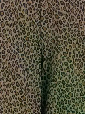 SA SU PHI Animal-print Palazzo Trousers - Neutrals