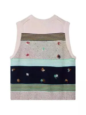 Paul Smith Embroidered Sleeveless Sweater