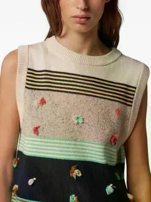 Paul Smith Embroidered Sleeveless Sweater