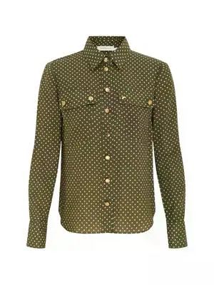 Zimmermann Luna Shirt - Green