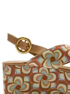 Malìparmi Floral Print Sandals