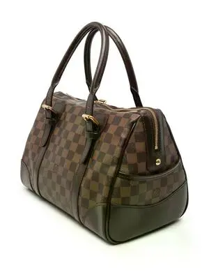 LOUIS VUITTON Damier Ebene Berkeley Handbag - Brown