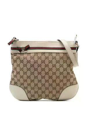 Gucci Gg Canvas Mayfair Crossbody Bag - Brown
