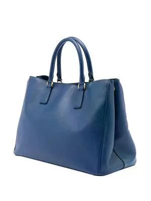 Prada Large Saffiano Lux Galleria Satchel - Blue