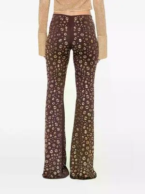 Oseree Embellished Flared Trousers