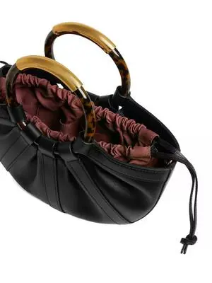 COCCINELLE Medium Round-handle Tote Bag - Black