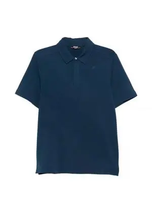 K-WAY Logo-detail Polo Shirt - Blue