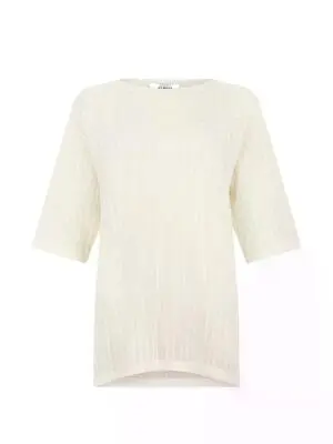 Alpha Studio Ribbed-knit Top