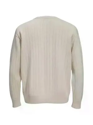 Eleventy Ribbed Knit Sweater - Neutrals
