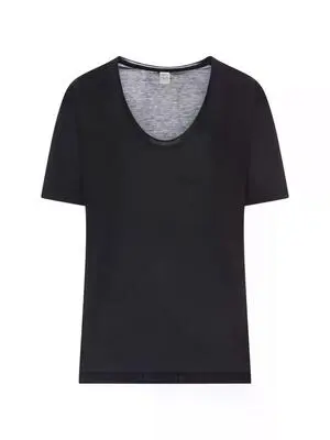 TOTEME Scoop-neck T-shirt - Black