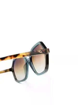 ETNIA BARCELONA Logo-engraved Geometric Sunglasses