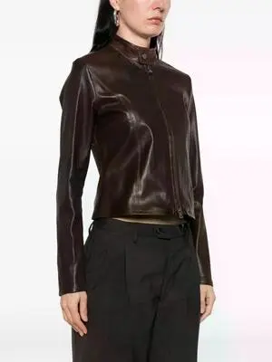Nour Hammour Sigrid Leather Jacket