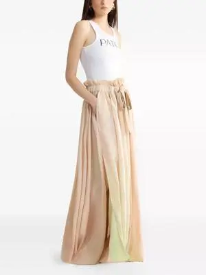 PATOU Ribbon Maxi Skirt - Neutrals