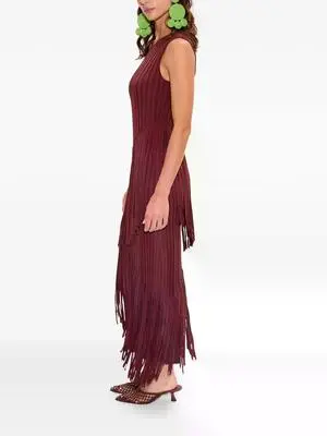 SIMONMILLER Spiral Knit Dress - Brown
