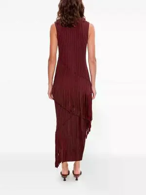 SIMONMILLER Spiral Knit Dress - Brown