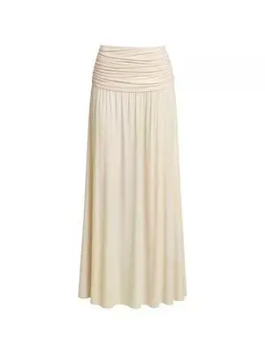 PINK FILOSOFY Gathered Linda Maxi Skirt