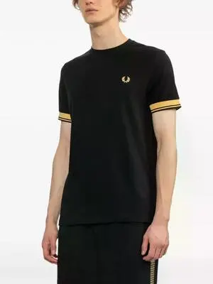 Fred Perry Striped-sleeve T-shirt