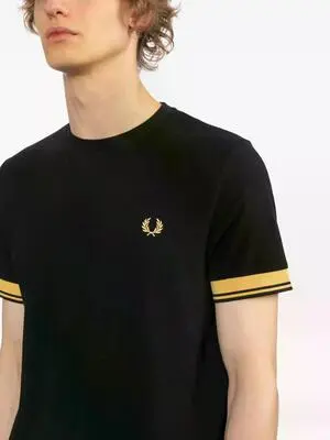 Fred Perry Striped-sleeve T-shirt