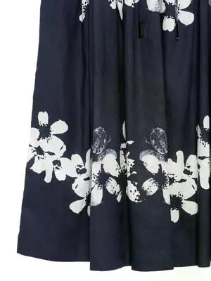 Iceberg Floral-print Skirt - Blue
