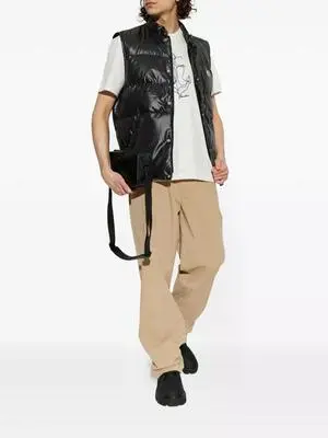 Moncler Anchor Print T-shirt - Neutrals