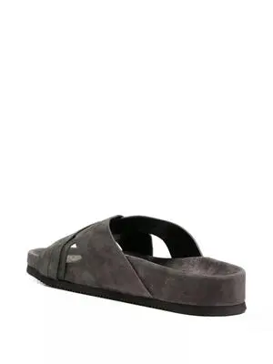 TOM FORD Crisscross Strap Sandals - Grey