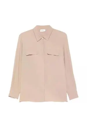 Marella Crepe Shirt - Neutrals