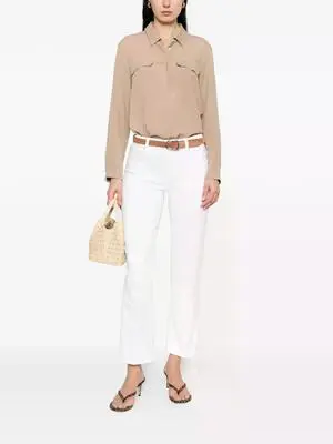 Marella Crepe Shirt - Neutrals