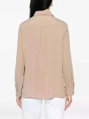 Marella Crepe Shirt - Neutrals