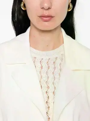 MONOCHROME Turn-up Sleeve Drawstring Jacket