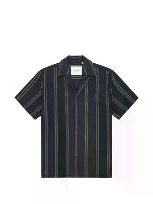 LES DEUX Lawson Striped-pattern Shirt - Blue