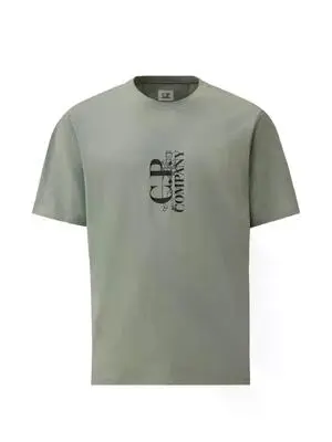 C.P. COMPANY 30/1 Jersey Short-sleeve Printed T-shirt - Blue