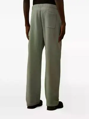 C.P. COMPANY Diagonal-raised Fleece Cargo-pocket Cotton Track Pants - Blue