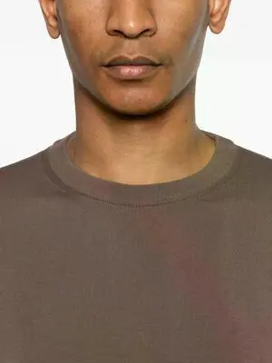 Canali Crew-neck Sweater - Brown