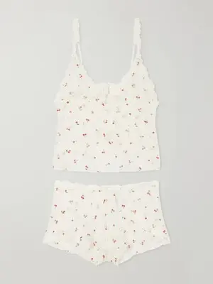 SKIMS Valentine's Day Lace Set Ivory
