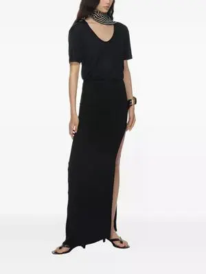 TOTEME Scoop-neck T-shirt - Black