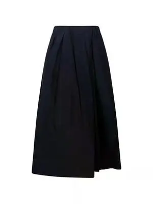 Max Mara Flared Cotton-blend Taffeta Skirt