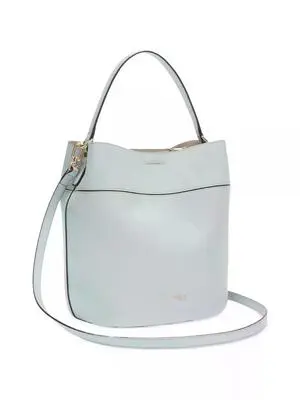 Furla Amelia Lock Leather Bucket Bag - Blue