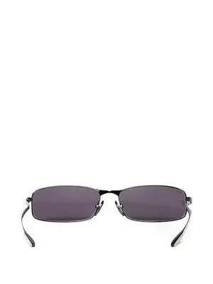 Balenciaga Rectangle-frame Sunglasses - Black